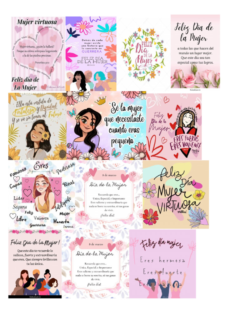 Feliz Dia Mujer | PDF