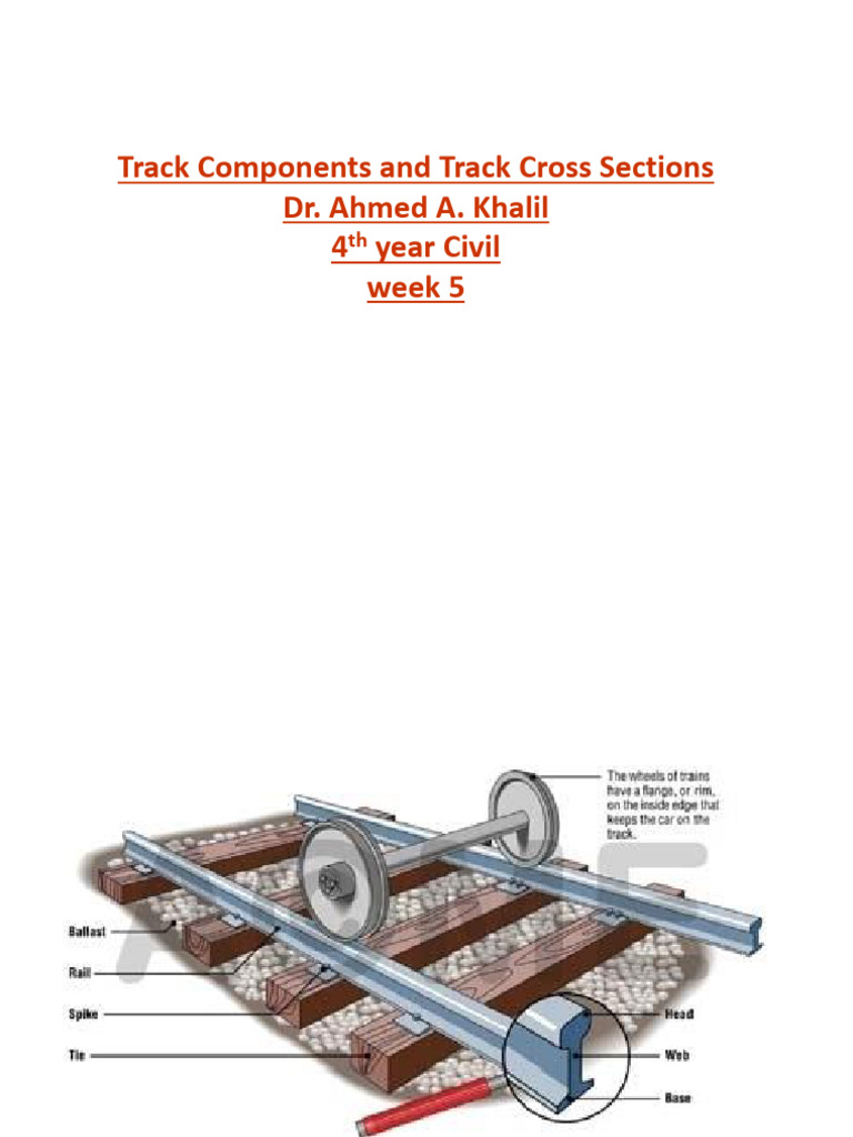 Week 5track Components - Cross Sections | PDF