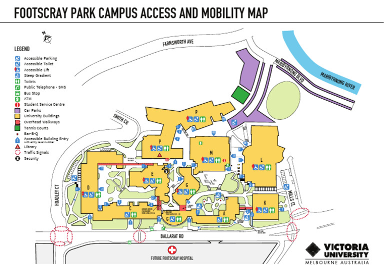 Footscray Park Campus Access Map | PDF