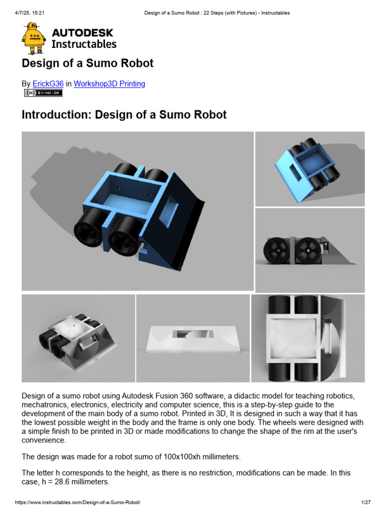 Sumo Robot | PDF | Informática