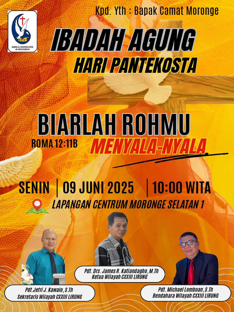 Ibadah Agung Hari Pantekosta 2025 | PDF