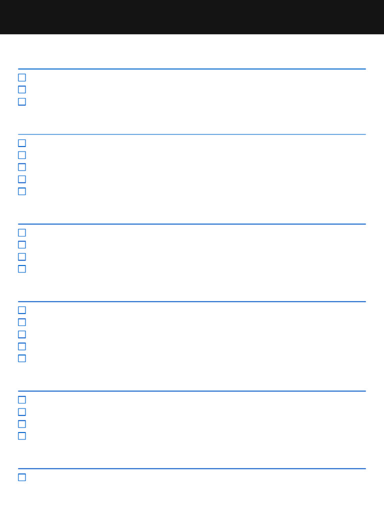 Clothing Brand Launch Checklist | PDF