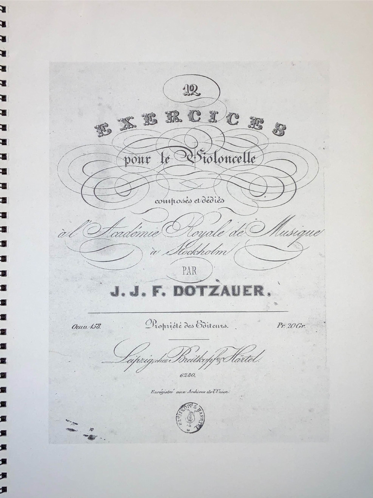 Dotzauer Estudis 12 | PDF