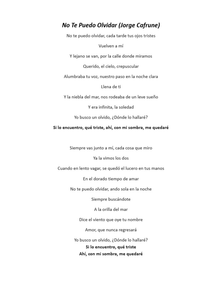 No Te Puedo Olvidar: Jorge Cafrune | PDF