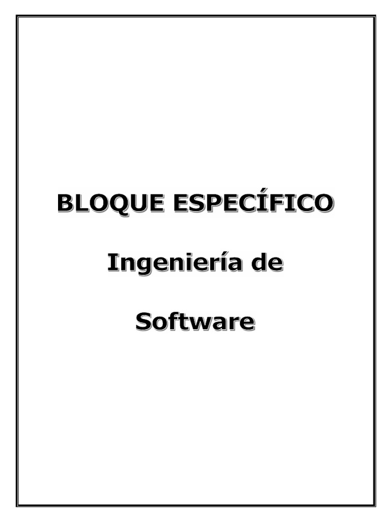 2025 B3 04 Ingenieria de Software | PDF | Software | Ingeniería de software