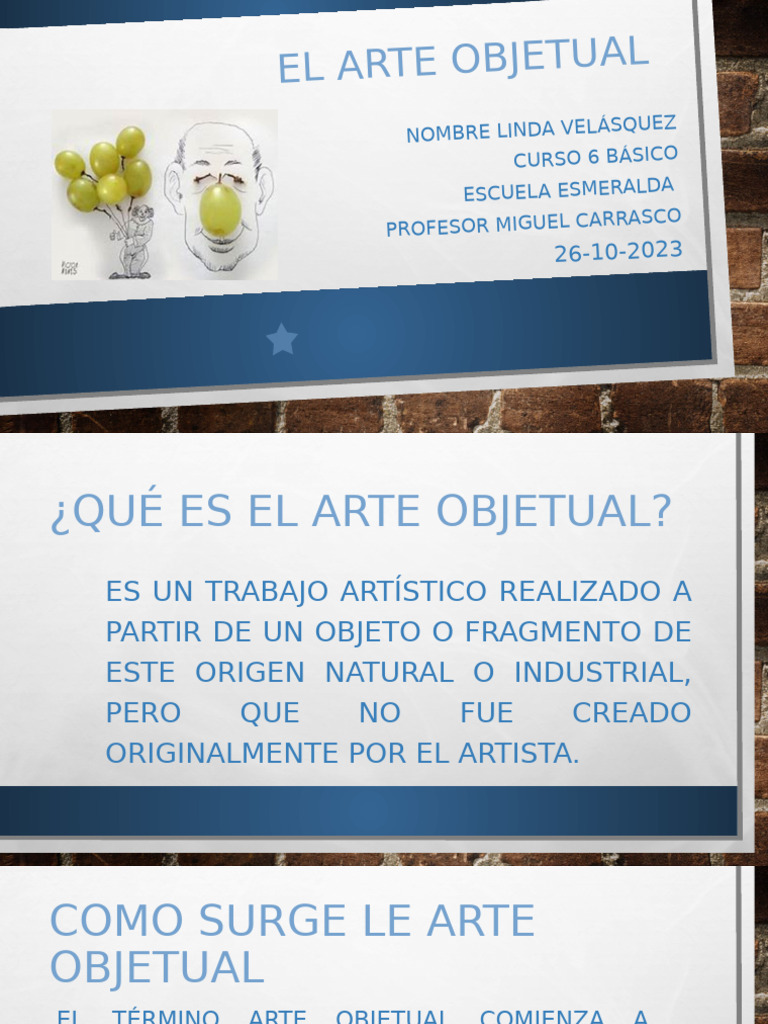 Arte Objetual | PDF
