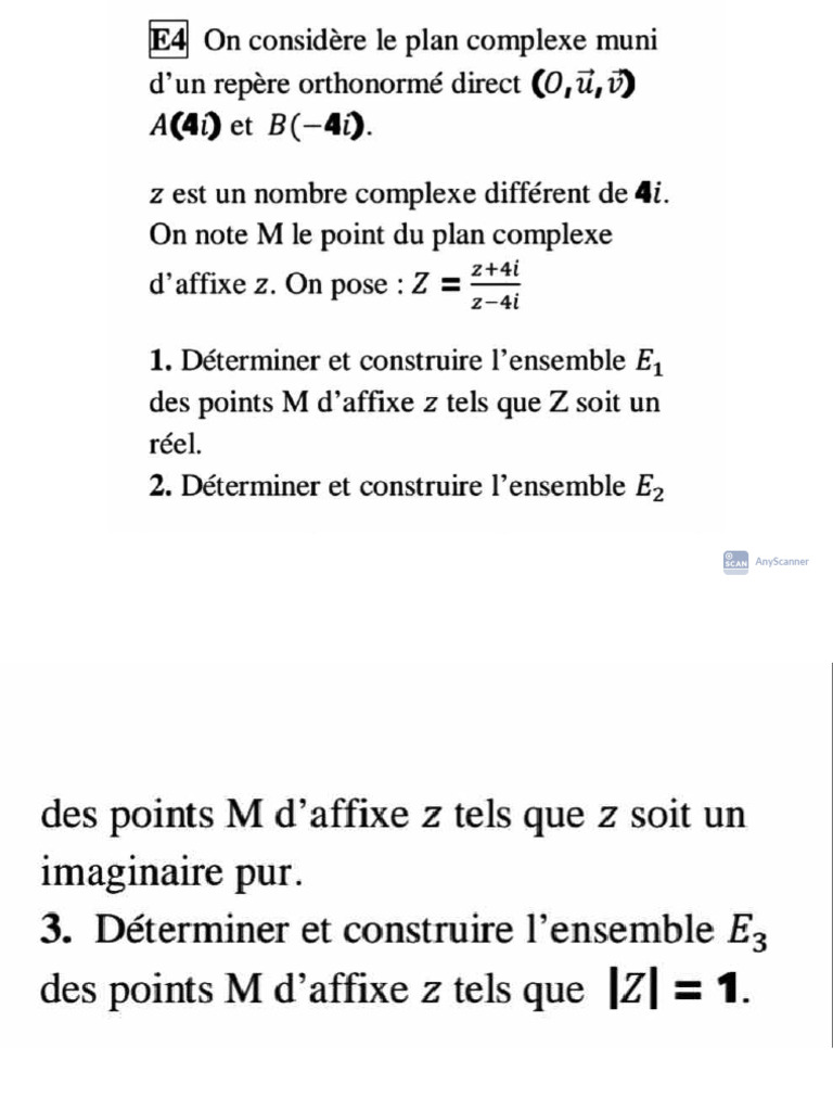 Nombre Complexe | PDF