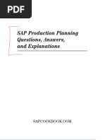 SAP Production TCodes | PDF | Production And Manufacturing | Secondary ...