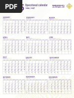 Aramco 2025 Operational Calendar | PDF | Semitic Words And Phrases