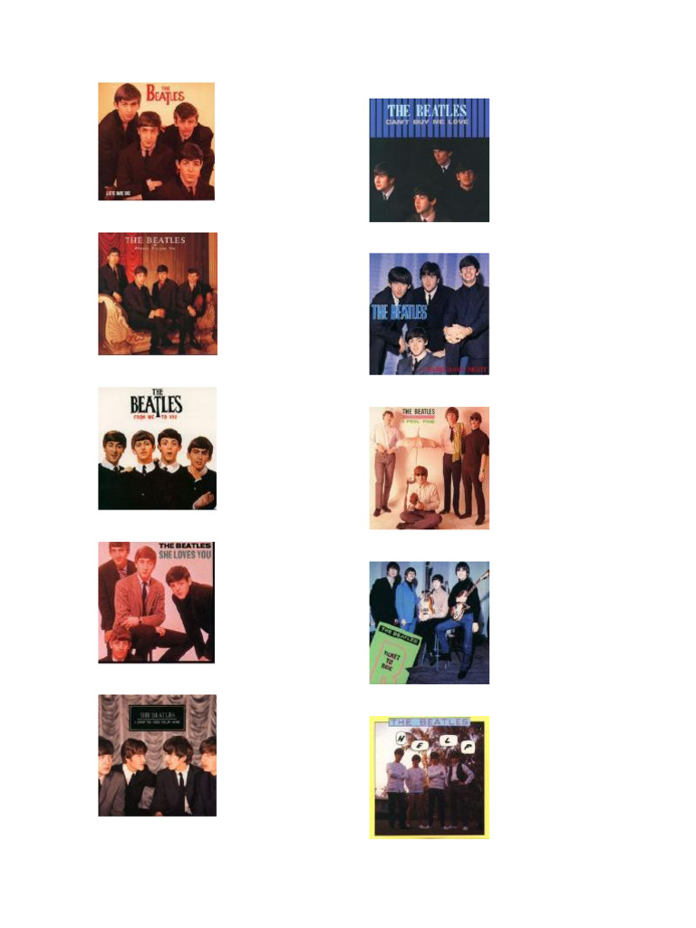 Complete Beatles Discography List | PDF | The Beatles | Pop Music