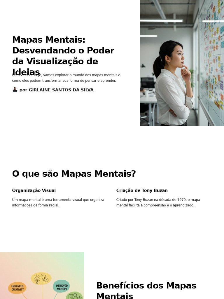 Mapas Mentais Desvendando o Poder Da Visualizacao de Ideias | PDF ...