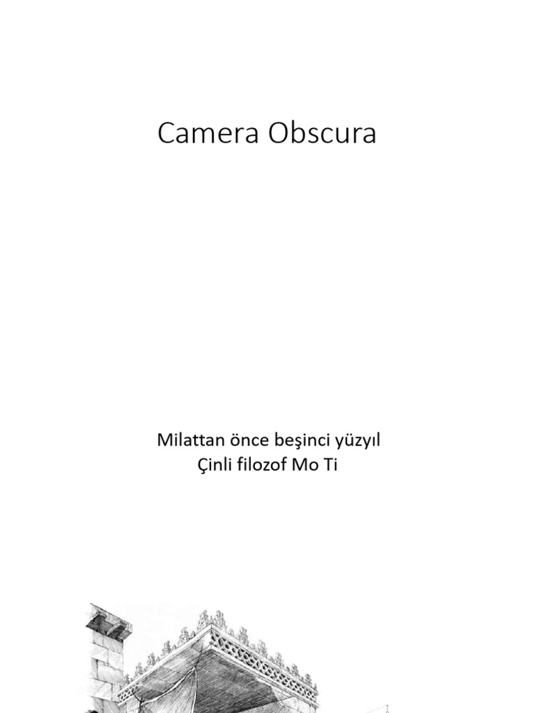 Sunum 1 (Camera Obscura) | PDF