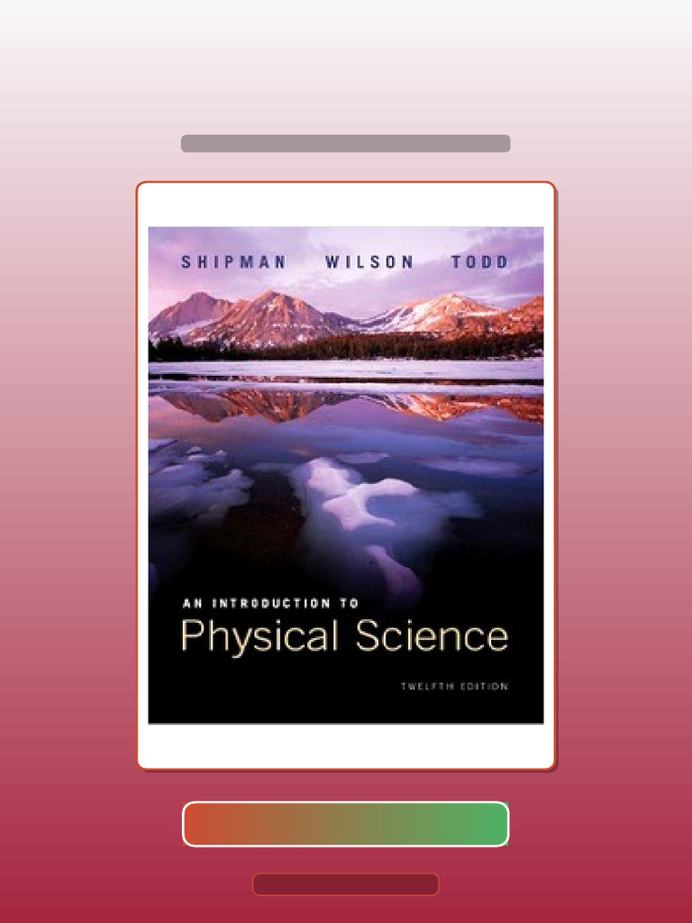 Introduction To Physical Science Revised Edition 12th Edition Test Bank ...
