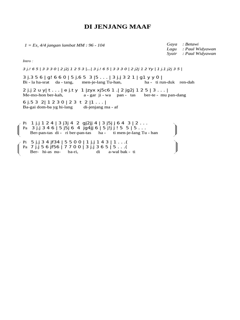 Di Jenjang Maaf | PDF