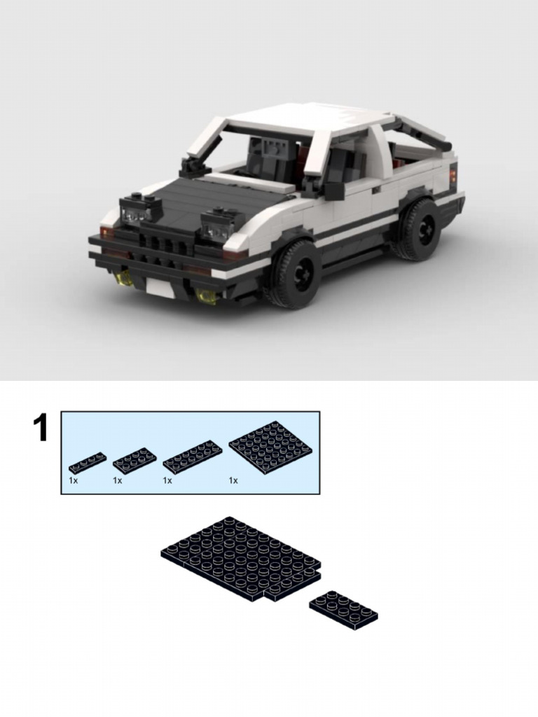 LEGO Toyota AE86 Instructions | PDF