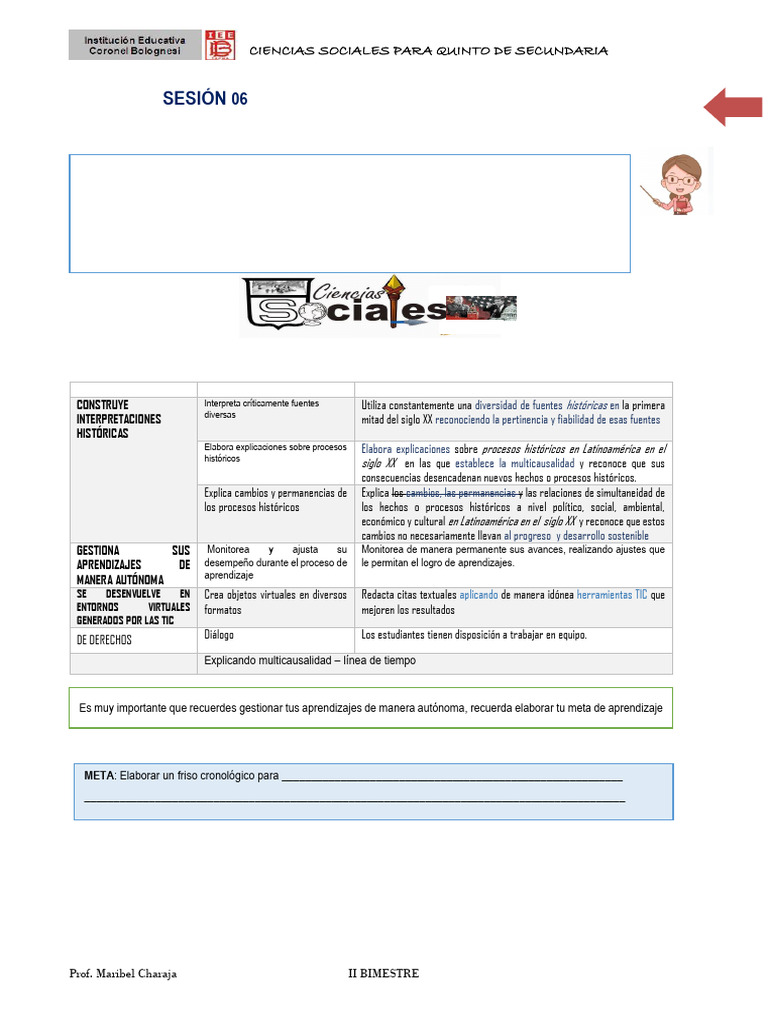 Sesion6 u3IIBim Cssoc 2025 | PDF | Fidel Castro | Augusto Pinochet