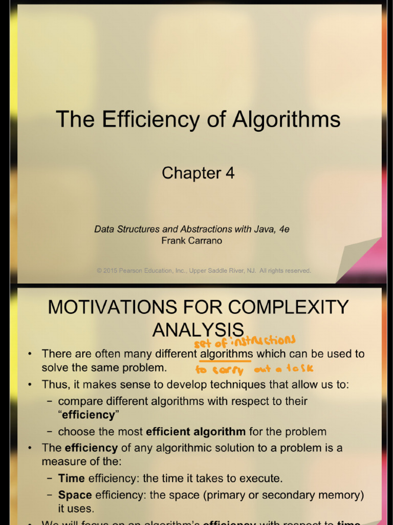The Efficiency of Algorithms | PDF | Algorithms And Data Structures | Computer Programming