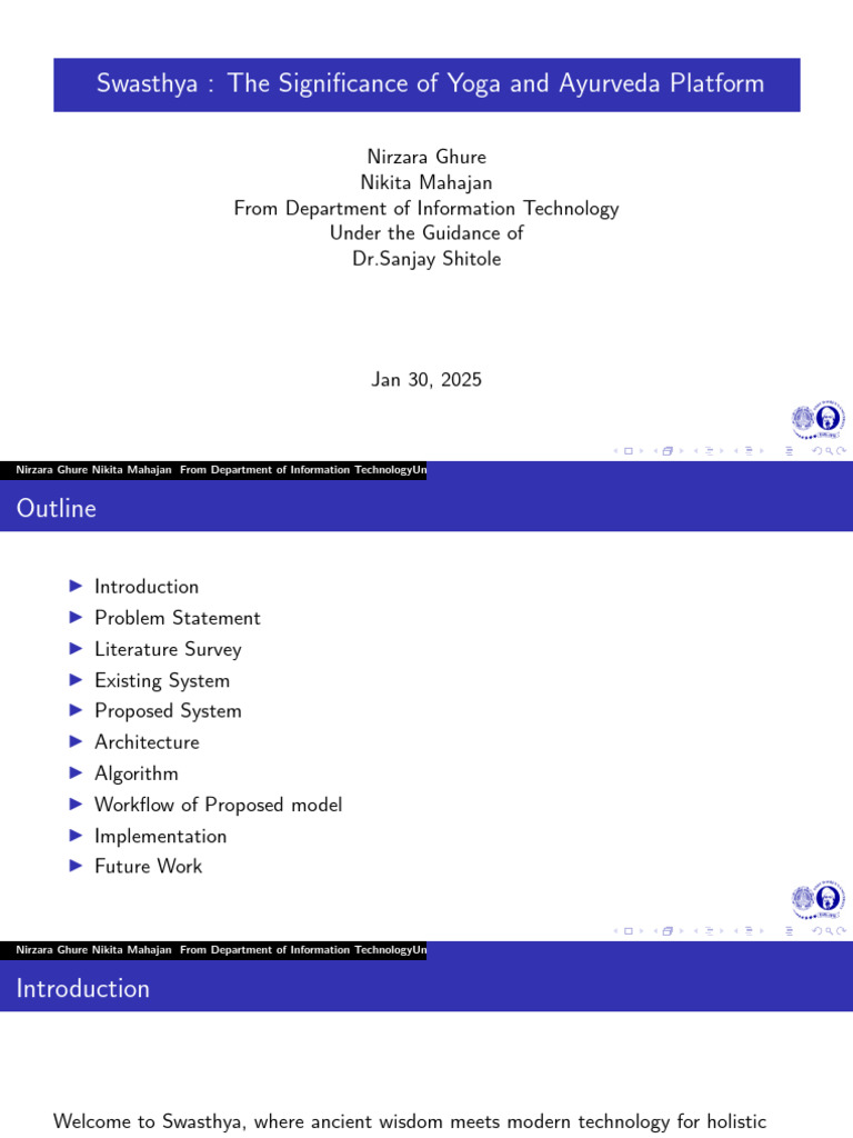 Major Project Presentation | PDF | Ayurveda | Machine Learning