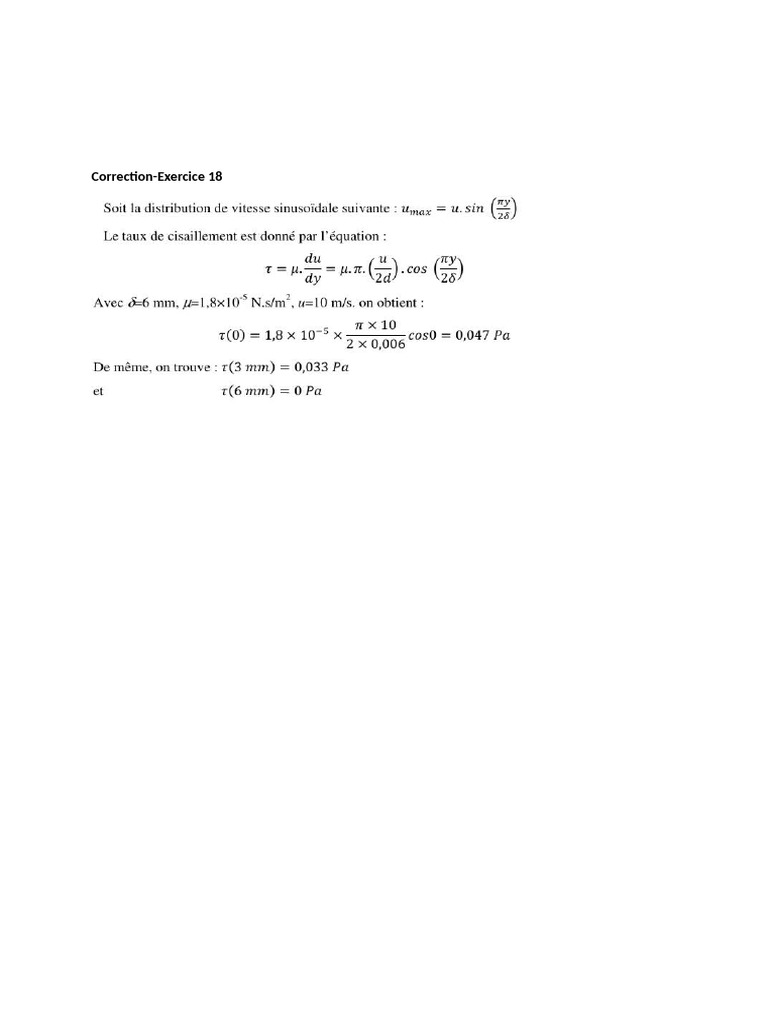 Exercice 18-Corrigé | PDF