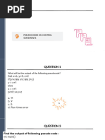 Pseudo Code MCQ Questions | PDF