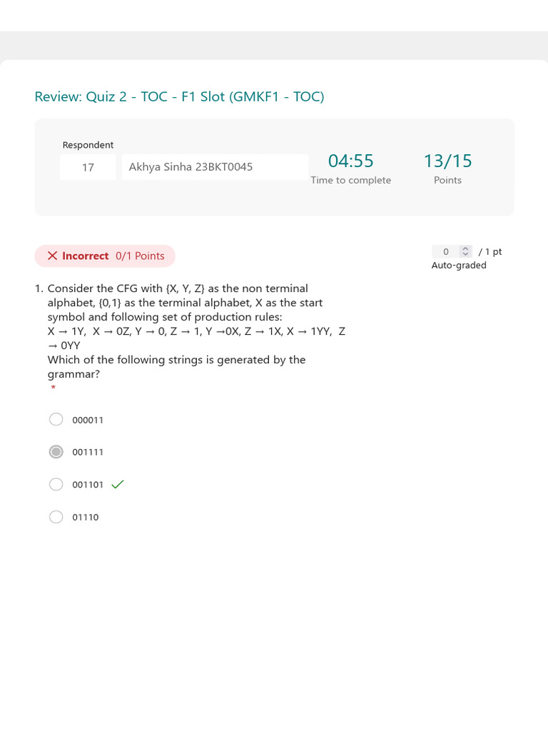 Winsem2024 25 - Bcse304l - TH - VL2024250501625 - Sample Answer Sheets Da 3 - Quiz 2 | PDF ...