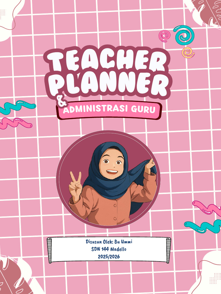 Pink - Teacher Planner & Administrasi Guru 20252026 | PDF