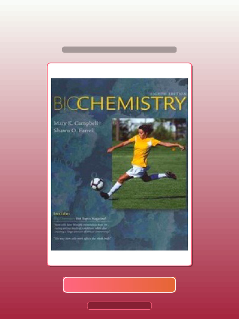 Biochemistry 8th Edition Test Bank Available Instantly | PDF ...