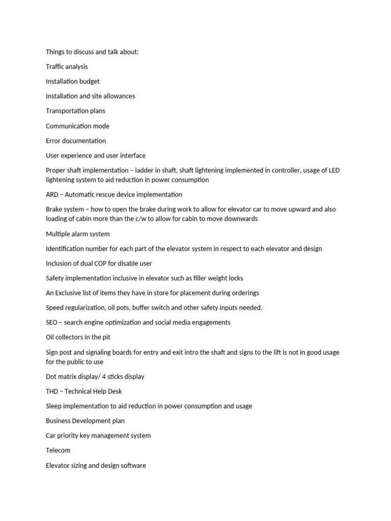 Things To Discuss and Talk About | PDF