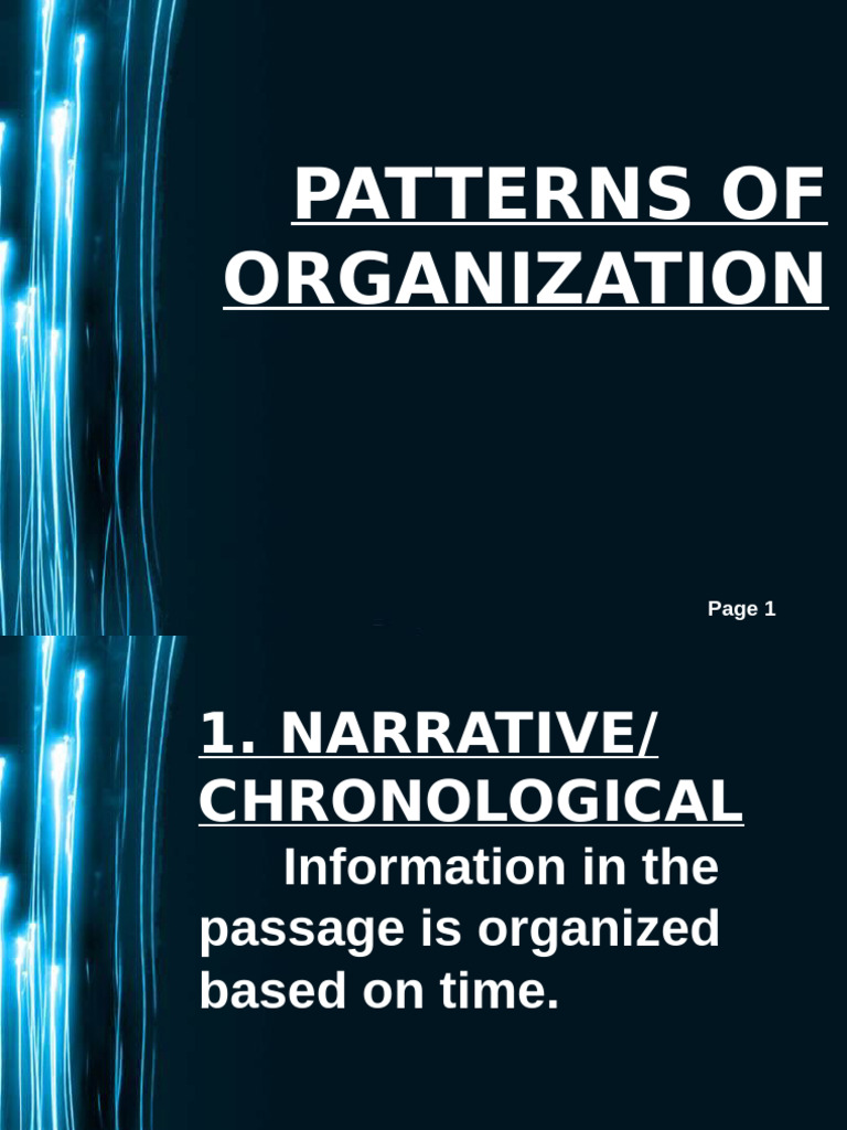 Patterns of Organization New Normal | PDF