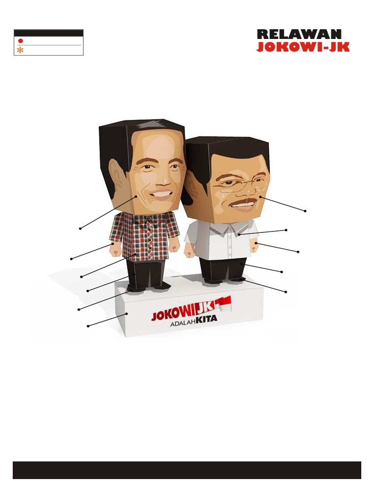 Jokowi Jk Papercraft | PDF