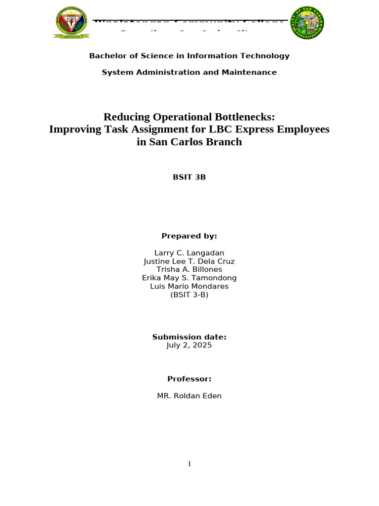Final BSIT3B G12 A3 LBCemployeetaskmanagementsystem | PDF | Information ...