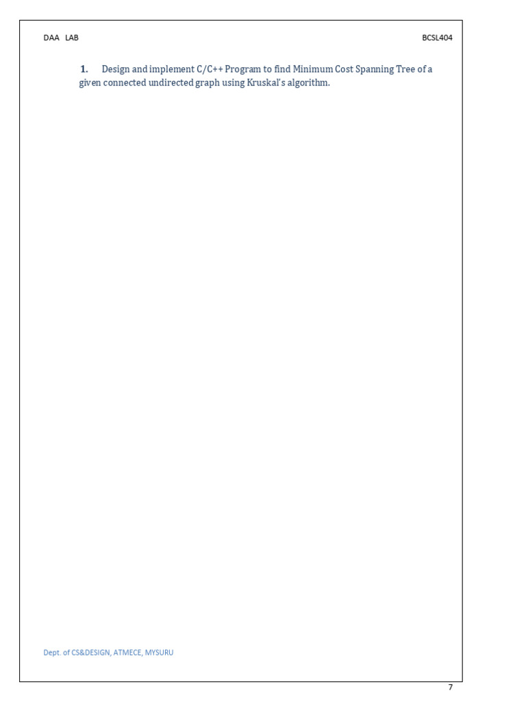 New Ada Lab Manuals 2024-25 1v | PDF | Algorithms And Data Structures | Computer Programming