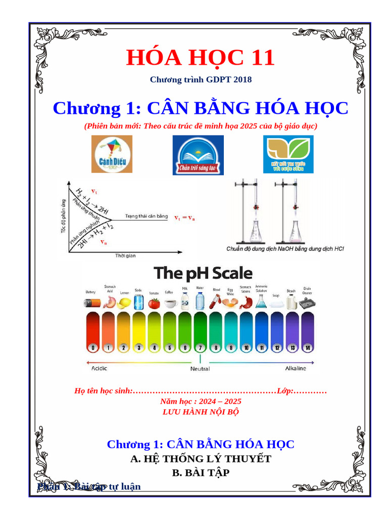 Hoa Hoc 11 Moi 2024-2025. C1.de | PDF