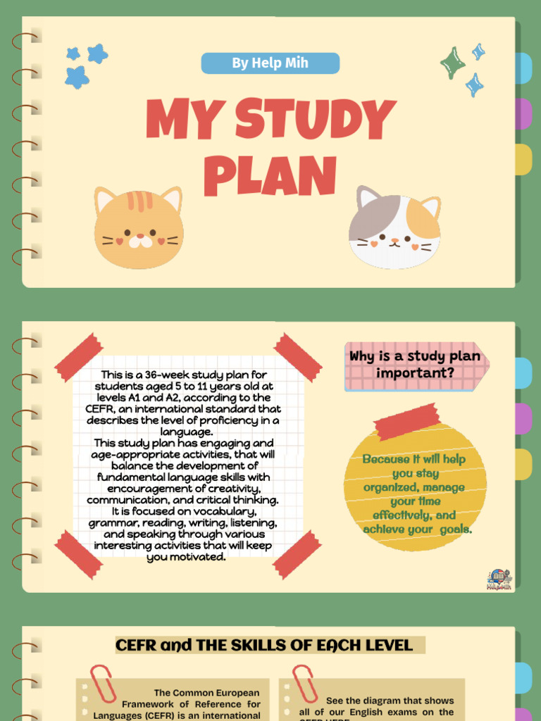 Sample Do Study Plan For Kids | PDF
