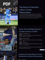 Virat Kohli Biography | PDF | Sports | Cricket