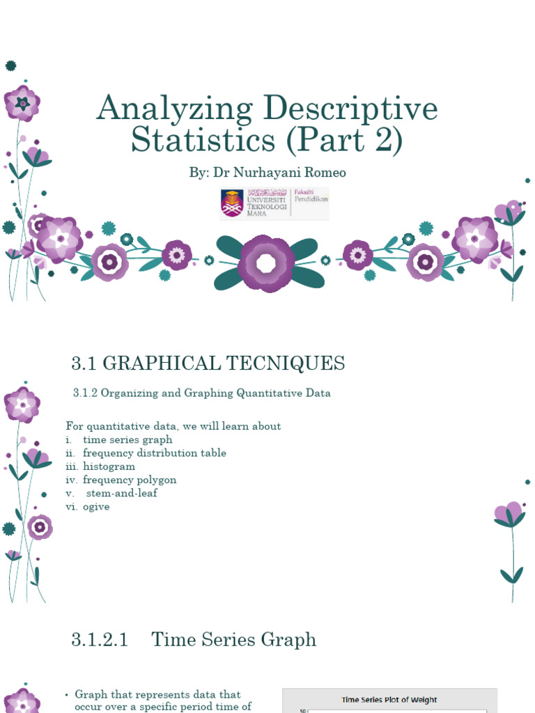 Graphing Quantitative Data Techniques | PDF | Histogram | Time Series