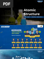 Structure of Atom - PYQ Sheet (Solutions) - Manzil JEE 2025 | PDF | Electron | Atomic Orbital