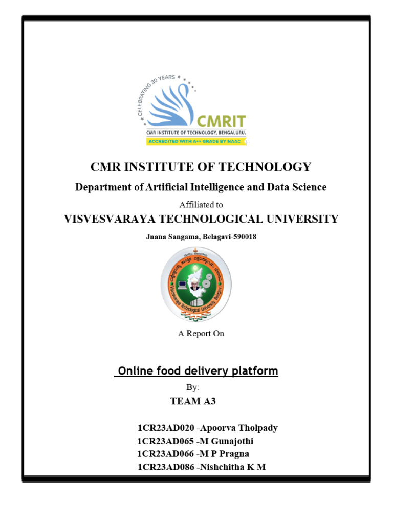 A3 Online Food Delivery Platform 020 065 066 086 | PDF | Restaurants | Menu