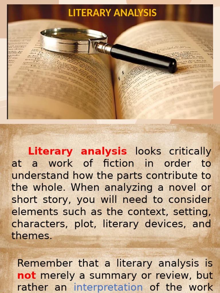 Understanding Literary Analysis | PDF | Plot (Narrative) | Irony