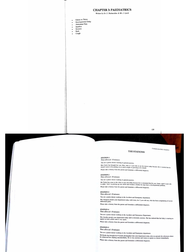 Paeds Osce Book | PDF