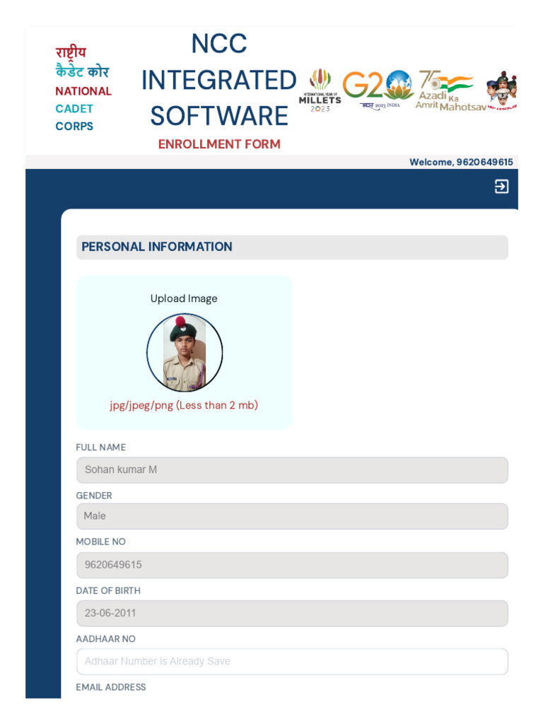 NCC - Login System | PDF
