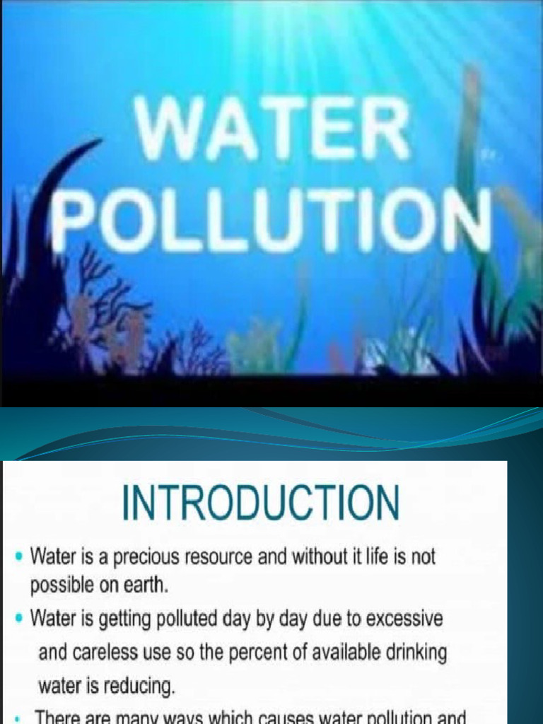 Water Polution | PDF
