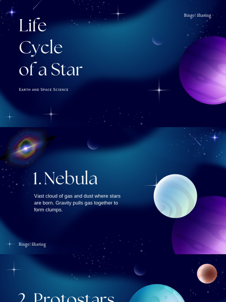 Star Life Cycle Explained | PDF