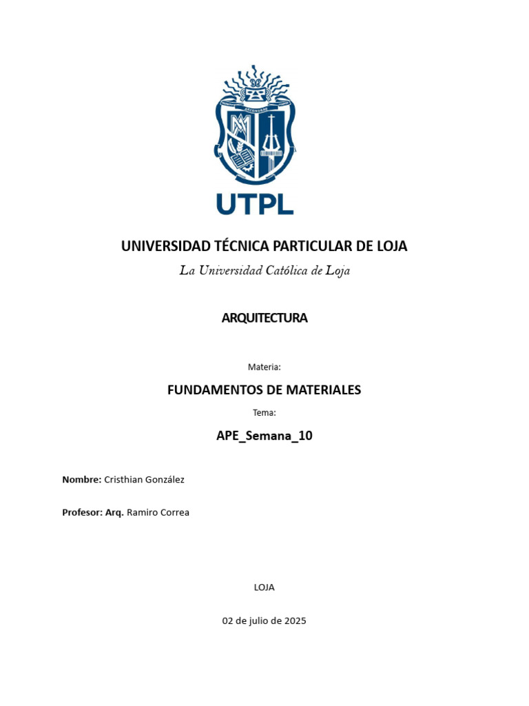 Fundamentos de Materiales | PDF | Ingeniería de Edificación | Materiales
