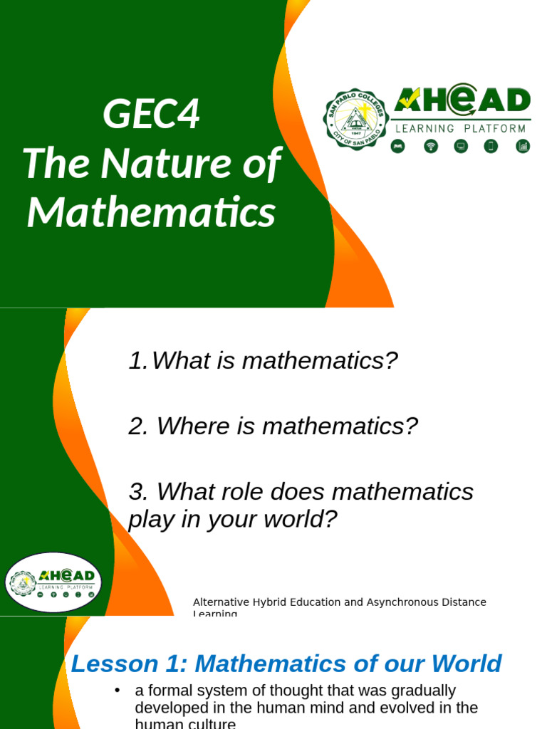 Mathematics in Nature and Education | PDF | Symmetry | Pattern