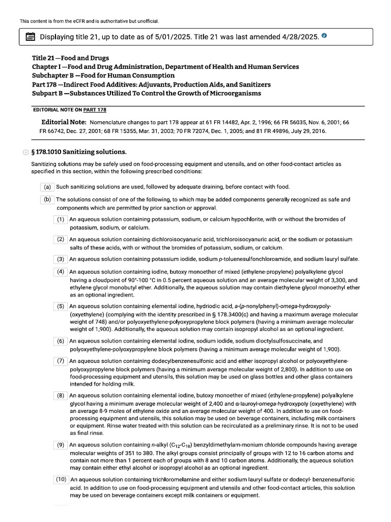 Fda - Tcca 90% | PDF