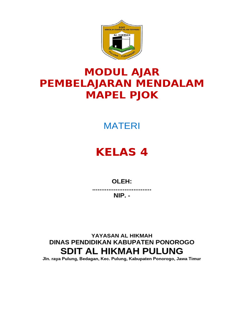 Contoh Modul PM | PDF