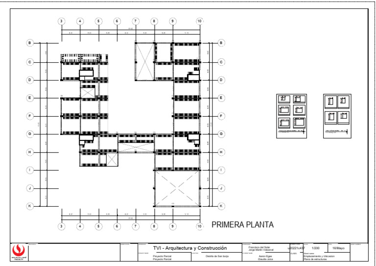 Estructuras de Concreto: Planos y Dimensiones | PDF