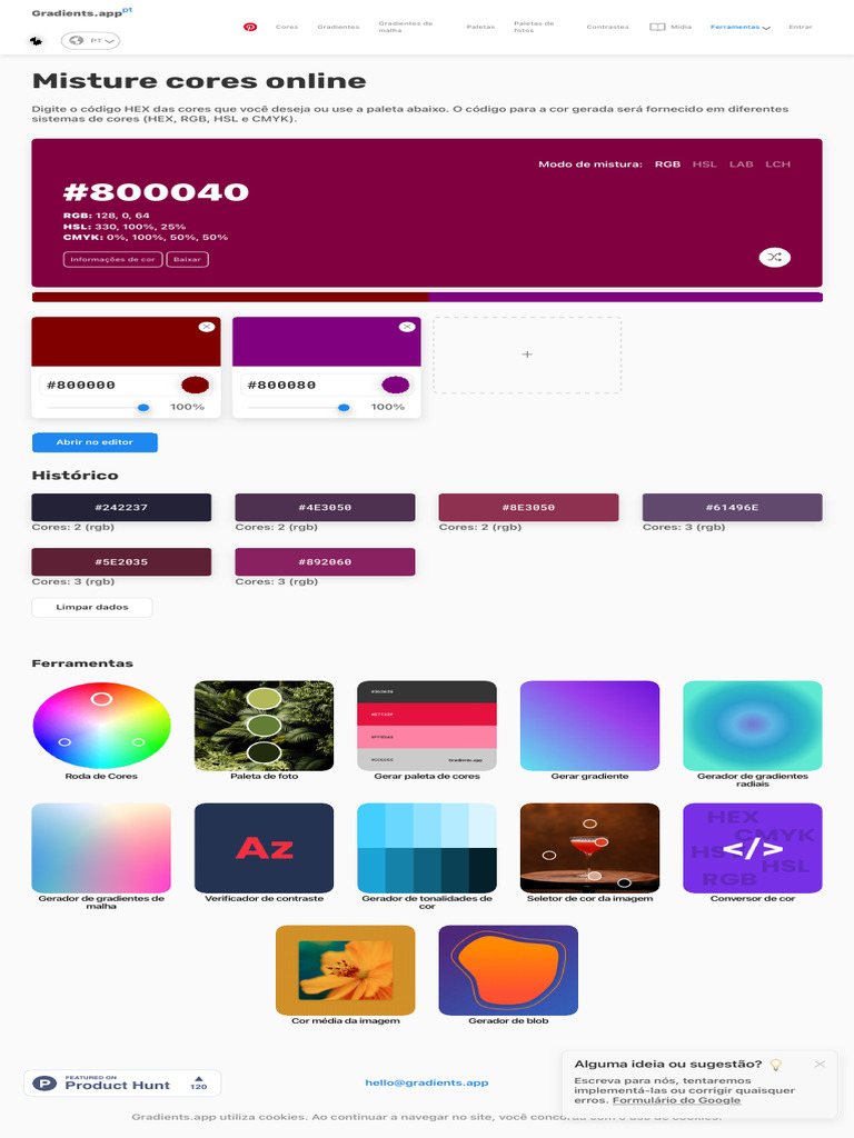 Misturador de Cores Online. Misture Ou Combine Suas Cores | PDF | Cor ...