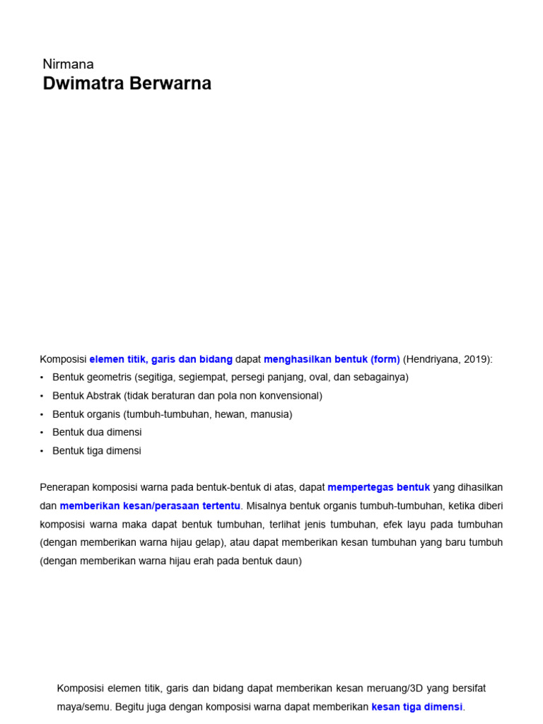 Dwimatra Berwarna | PDF